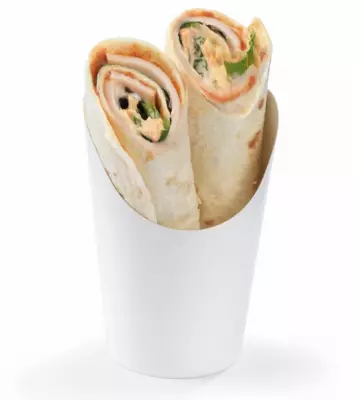 Pot carton double wrap